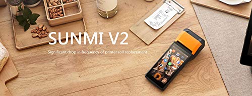 POS Android 7.1 PDA Portable POS Terminal Sunmi V2 PDA eSIM 4G WiFi with Camera Speaker Receipt Printer for Mobile Market Order