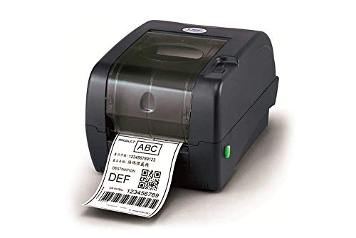 TSC 99-125A013-00LF Series TTP-247 Desktop Thermal Transfer Bar Code Printer, 203 dpi Resolution, 7 IPS, 8 MB DRAM, 4 MB Flash, USB/Serial/Parallel Port, Black