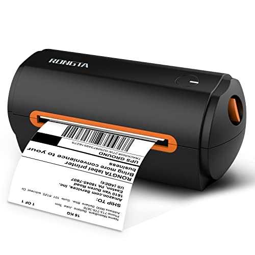 Rongta RP422 Thermal Shipping Label Printer, Desktop 4x6 Label Printer, Thermal Label Maker Compatible with Etsy, Shopify, Ebay, Amazon, FedEx, Support Multiple Systems