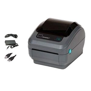 renewed zebra gk420d direct thermal label printer usb parallel port with 90 days warranty