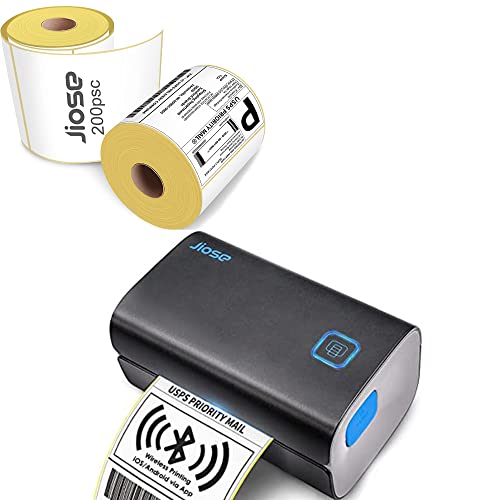 Jiose Bluetooth Thermal Label Printer+440pcs Labels