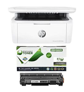 renewable toner laser m29w micr printer bundle with 1 rt 48a cf248a starter check printing cartridge (2 items)