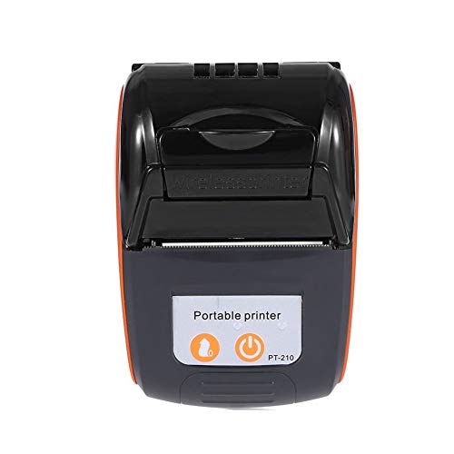 Bluetooth Receipt Printer, 58mm Portable Mobile Thermal Printer Ticket Label Receipt Printer, 1500mAh Rechargeable Mini USB Printer Set(Size:with Thermal Paper)