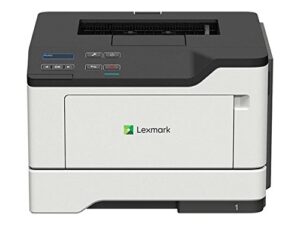 lexmark b2338dw monochrome laser printer offers duplex, two-sided printing, enhanced security with wireless & ethernet network capability all in a compact machine (36sc120),grey