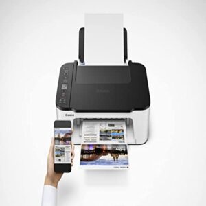 Canon Wireless Inkjet All in One Printer, Print Copy Fax Scan Mobile Printing with LCD Display, USB and WiFi Connection with 6 ft NeeGo Printer Cable