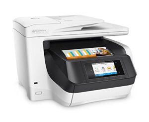 hp officejet pro 8730 all-in-one 4-color inkjet printer with duplex and mobile printing in white (renewed)