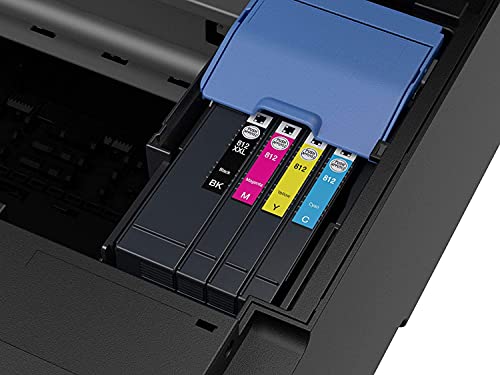 Epson Workforce Pro WF-7820 Wide-Format Wireless All-in-One Color Inkjet Printer, Black - Print Scan Copy Fax - 4.3" Touchscreen, 25 ppm, 4800 x 2400 dpi, Auto 2-Sided Printing, 13"x19", 50-Sheet ADF