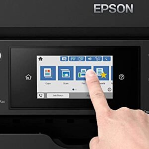 Epson Workforce Pro WF-7820 Wide-Format Wireless All-in-One Color Inkjet Printer, Black - Print Scan Copy Fax - 4.3" Touchscreen, 25 ppm, 4800 x 2400 dpi, Auto 2-Sided Printing, 13"x19", 50-Sheet ADF