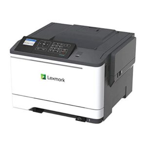 Lexmark C2535dw Color Laser Printer with Duplex Printing, Wireless Connection, and 35 ppm (42CC160), White/ Gray, Medium