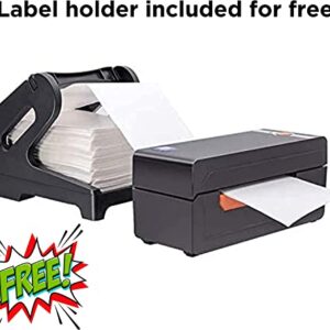 Beeprt BY426BT | High Speed Thermal Label Printer for 4X6 Labels | Bluetooth Enabled | Free Label Holder | Compatible with Windows, MacOS, Android and iOS Systems | 12 Month Free Replacement Warranty…