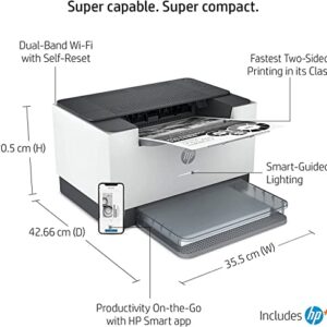 HP Laserjet M209dwe Single-Function Wireless Monochrome Laser Printer - Print only - 30 ppm, 600 x 600 dpi, 8.5" x 14" Legal, Auto Duplex Printing, USB, WiFi, Ethernet, Cbmou External Webcam