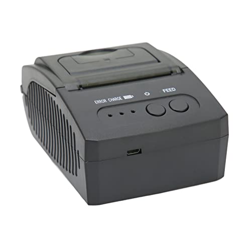 Sutinna Thermal Printer,POS Portable Shipping Thermal Label Printer Receipt Printer Label Printer Charging Wireless Connections Hotline Printing Tool(US)