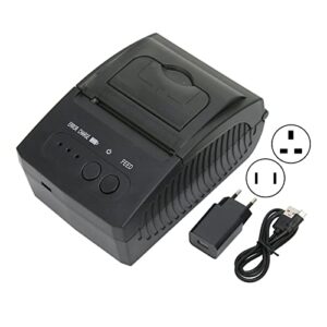 Sutinna Thermal Printer,POS Portable Shipping Thermal Label Printer Receipt Printer Label Printer Charging Wireless Connections Hotline Printing Tool(US)