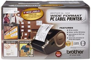 brother ql-1050 wide format pc label printer