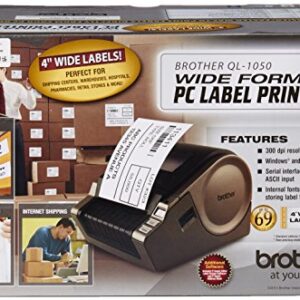 Brother QL-1050 Wide Format PC Label Printer