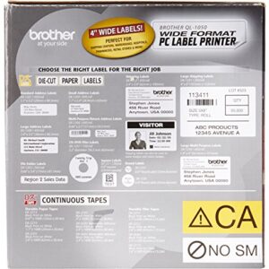 Brother QL-1050 Wide Format PC Label Printer