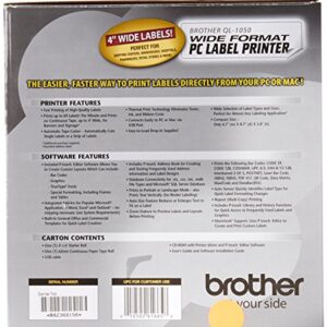 Brother QL-1050 Wide Format PC Label Printer