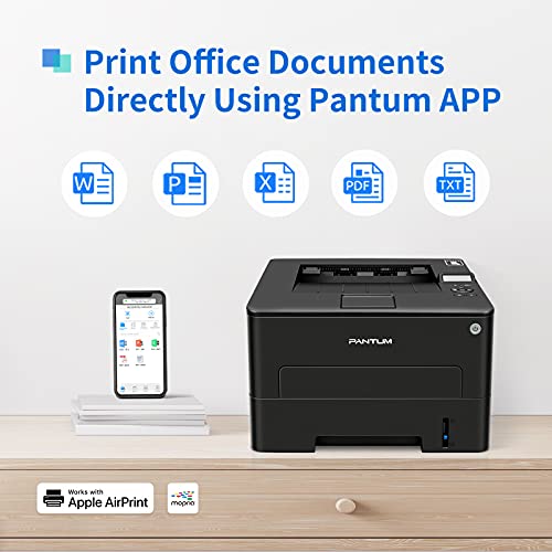 Pantum Laser Printer Black and White Wireless Printer, Auto Two-Sided Printing, P3302DW 35 Pages Per Minute(V9N61A)