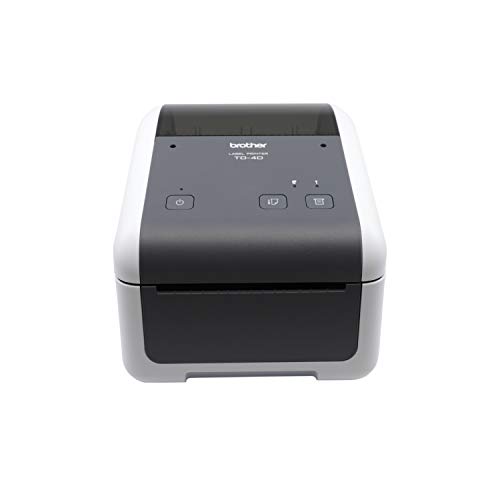 Brother TD-4410D Desktop Direct Thermal Printer - Monochrome - Label Print - USB - Serial