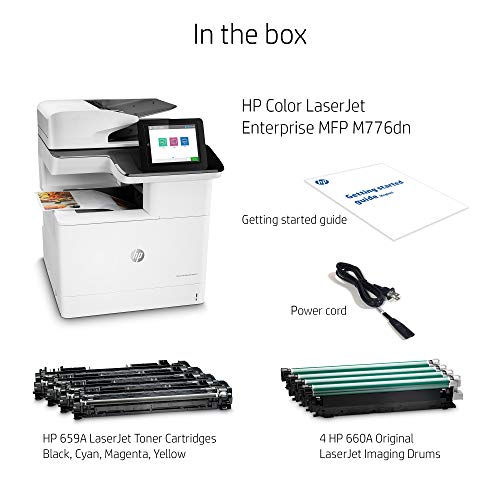 HP Color LaserJet Enterprise Multifunction M776dn All-in-One Duplex Printer with JetIntelligence (T3U55A)