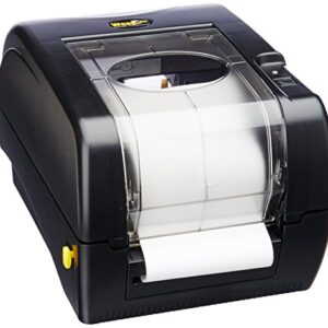 Wasp WPL305 Monochrome Direct Thermal Label Printer with Reflective Media Sensor, 5 in/s Print Speed, 203 dpi Print Resolution, 4.25" Print Width, 110/220V AC