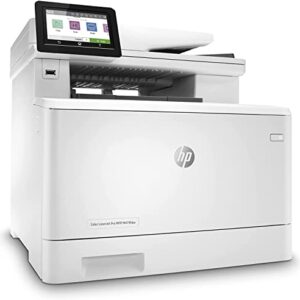 HP Laserjet Pro M479fdw Wireless Color All-in-One Laser Printer -White - Print Scan Copy Fax - 28 ppm, 600 x 600 dpi, Auto D2-Sided Printing, ADF, Ethernet, Bluetooth- Wulic Printer Cable