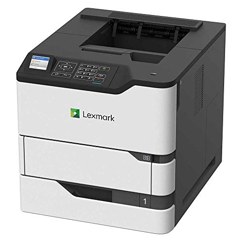 Lexmark MS820 MS821dn Laser Printer - Monochrome - 1200 x 1200 dpi Print - Plain Paper Print - Desktop - 55 ppm Mono Print - A6, Oficio, Envelope No. 7 3/4, Envelope No. 9, B5 (JIS), A4, Legal, A5, Le