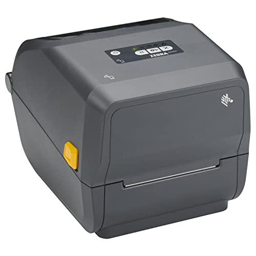 ZEBRA ZD421 300 dpi Thermal Transfer and Direct Thermal Desktop Label Printer - USB, USB Host, Bluetooth and WiFi Connectivity - 4 IPS, 4.27" Max Print Width Monochrome Barcode Printer - JTTANDS