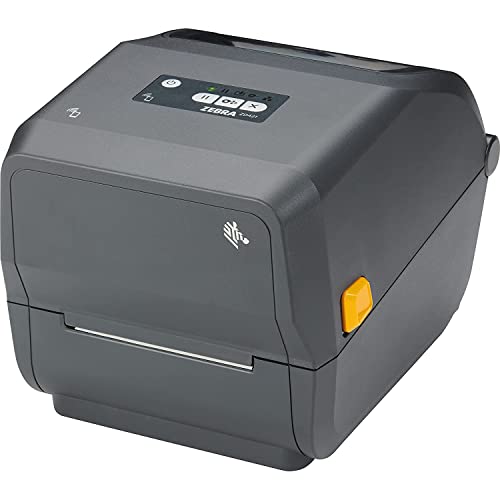 ZEBRA ZD421 300 dpi Thermal Transfer and Direct Thermal Desktop Label Printer - USB, USB Host, Bluetooth and WiFi Connectivity - 4 IPS, 4.27" Max Print Width Monochrome Barcode Printer - JTTANDS