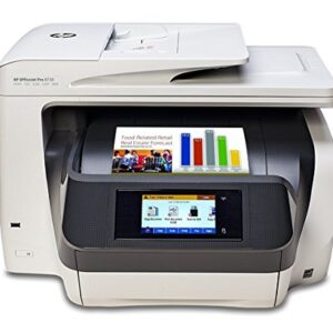 HP Officejet Pro 8730 D9L20A Wireless All-In-One Color Printer with Duplex Printing (Renewed)