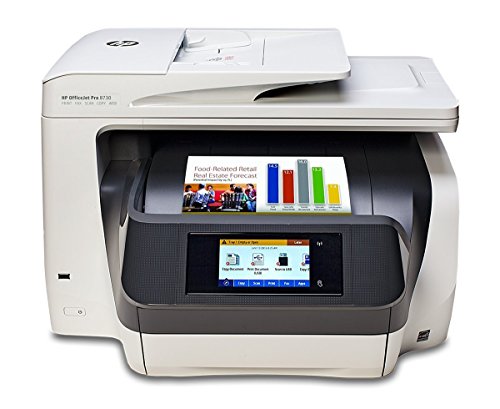 HP Officejet Pro 8730 D9L20A Wireless All-In-One Color Printer with Duplex Printing (Renewed)