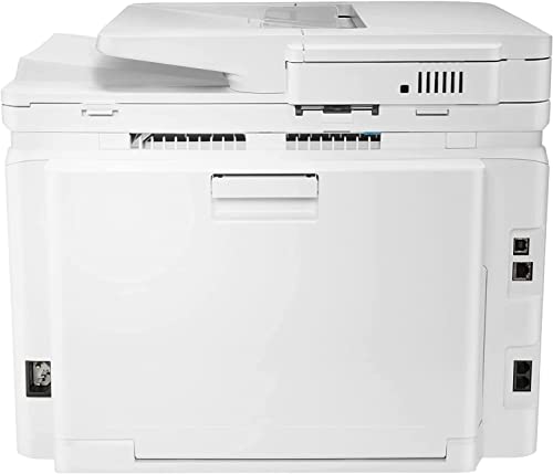 HP Color Laserjet Pro M283cdw Wireless All-in-One Laser Printer-Remote Mobile Print-Print Scan Copy Fax- Auto 2-Sided Printing, 22 ppm, 600x600DPI, 260-Sheet, 256MB,Bundle with JAWFOAL