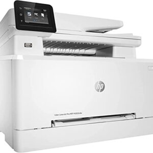 HP Color Laserjet Pro M283cdw Wireless All-in-One Laser Printer-Remote Mobile Print-Print Scan Copy Fax- Auto 2-Sided Printing, 22 ppm, 600x600DPI, 260-Sheet, 256MB,Bundle with JAWFOAL