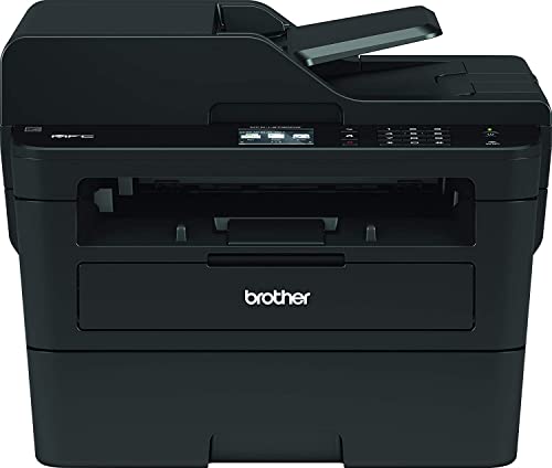 Brother L-2730DW Compact Monochrome All-in-One Laser Printer I Print Copy Scan Fax I Wireless I Mobile Printing I Auto 2-Sided Printing I ADF I 2.7" Touchscreen I Print Up to 36 ppm + Printer Cable