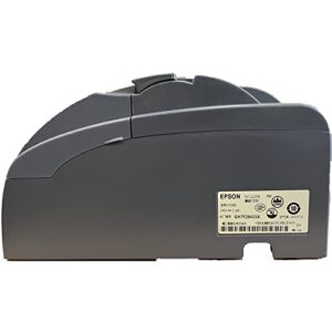 Epson TM-U220B Dot Matrix Compact POS Impact Receipt and Kitchen Label Printer - DK Port and Ethernet Connectivity - Print Speeds up to 6.0 lps, 4 Lines Per Second, Auto-Cutter, MPOS