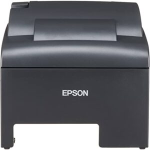 Epson TM-U220B Dot Matrix Compact POS Impact Receipt and Kitchen Label Printer - DK Port and Ethernet Connectivity - Print Speeds up to 6.0 lps, 4 Lines Per Second, Auto-Cutter, MPOS