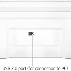 HP Laserjet Pro MFP M29w Wireless All-in-One Monochrome Laser Printer, Mobile Printing, 19ppm, Auto-On/Auto-Off, LCD Control Panel, Print Scan Copy, White, Durlyfish USB Printer Cable