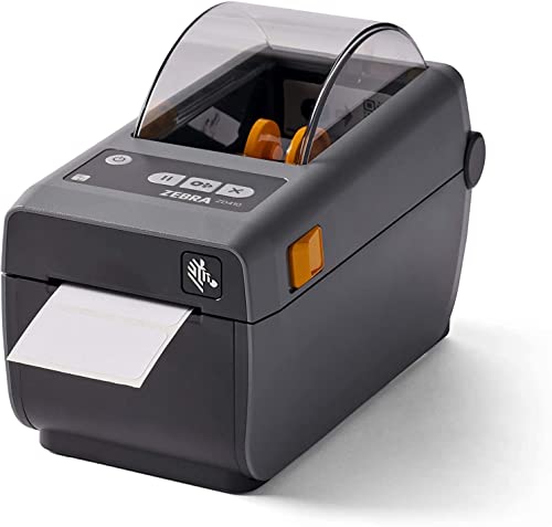 ZEBRA ZD410 Direct Thermal Only Barcode Label Desktop Printer - Ethernet, Bluetooth, USB and USB Host Connectivity, 2" Print Width, 203 DPI, 6 IPS, Monochrome - ZD41022-D01E00EZ JTTANDS