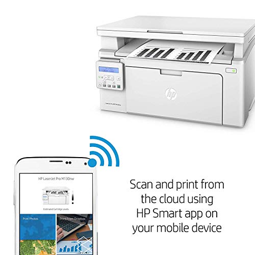 HP LaserJet Pro M130nw All-in-One Wireless Laser Printer, Works with Alexa (G3Q58A). Replaces HP M125nw Laser Printer