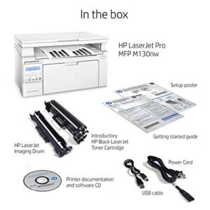 HP LaserJet Pro M130nw All-in-One Wireless Laser Printer, Works with Alexa (G3Q58A). Replaces HP M125nw Laser Printer