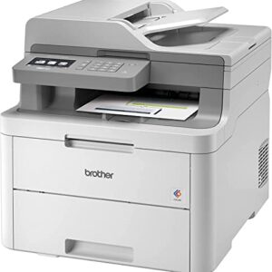 Brother MFC-L3710CW Compact Digital Color All-in-One Wireless Laser Printer, 19ppm, AirPrint, Hi-Speed USB 2.0, Wi-Fi Direct, 3.7" Color Touchscreen, Amazon Dash Replenishment Ready, Durlyfish