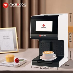 Mcilpoog 3d Latte Art Coffee Printer Machine Digital Inkjet WIFI Photo Selfie Printing Machine Cake Desserts DIY Decoration Maker