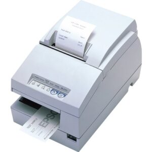 epson tm-u675 dot matrix receipt slip & validation printer usb no display module/hub port-cool white no micr no autocutter