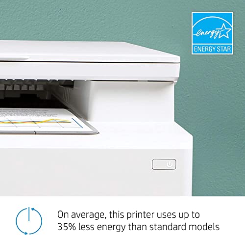 HP Color Laserjet Pro MFP M182nw All-in-One Wireless Laser Printer - Print Scan Copy - 17 ppm, 600 x 600 dpi, 256MB Memory, Photo Printing, 8.5 x 14, 2-Line LCD, Ethernet, White, Cbmou Printer Cable