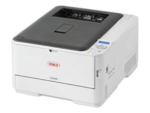 oki 62447501 c 332dn workgroup printer gray/white