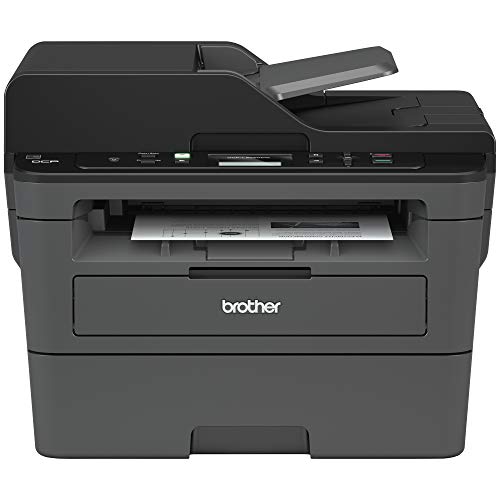 Brother DCP-L25 50DW Series Wireless Monochrome All-in-One Laser Printer - Print Copy Scan - Mobile Printing - Auto Duplex Printing - Up to 36 ppm - Up to 250 Sheets/Tray - ADF + HDMI Cable