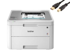 brother hl-l32 10cw compact digital color laser printer, 19ppm, 250-sheet, lcd, with wireless and mobile device printing, durlyfish