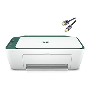 HP DeskJet 2742 Series All-in-One Color Inkjet Printer I Print Copy Scan I Wireless & USB Connectivity I Mobile Printing I Up to 4800 x 1200 DPI I Print Up to 7 ISO PPM I Sequoia + Printer Cable