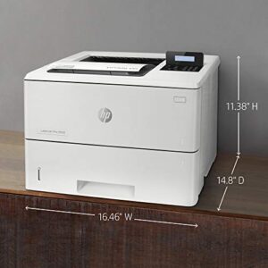 HP Laserjet Pro M501dnA Single-Function Wired Monochrome Laser Printer, White - Print only - 2-line LCD, 45 ppm, 4800 x 600 dpi, 256MB Memory, Auto Duplex Printing, Ethernet - Cbmou External Webcam