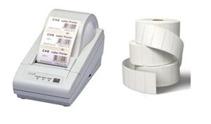 cas dlp-50 label printer for only s2000jr series scale, 1 case of labels lst8060